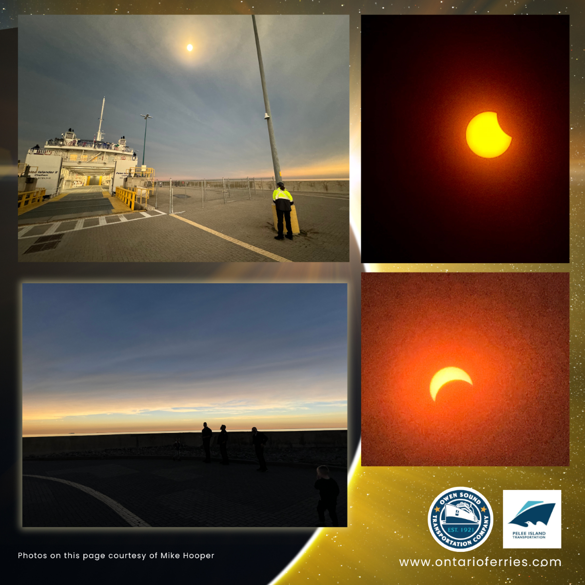 TOTAL SOLAR ECLIPSE SAIL - Pelee Islander II - Owen Sound ...